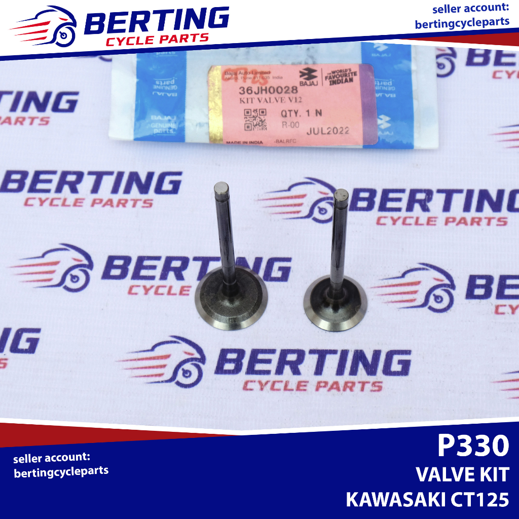 VALVE KIT Kawasaki CT125 Genuine 36JH0028 | Shopee Philippines