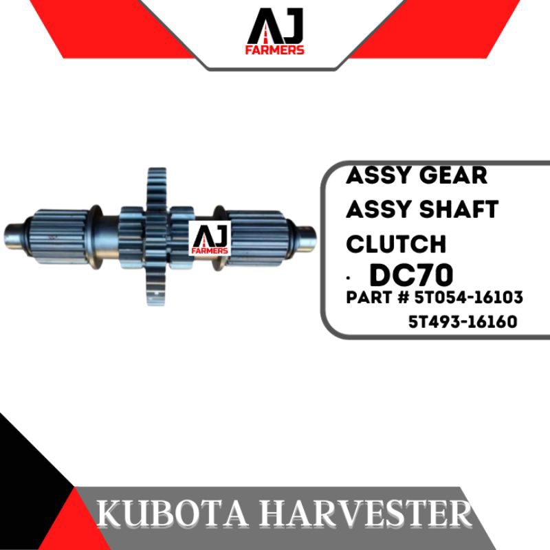Assy Assembly Gear+ Assy Assembly Shaft Clutch DC70 Kubota Harvester ...