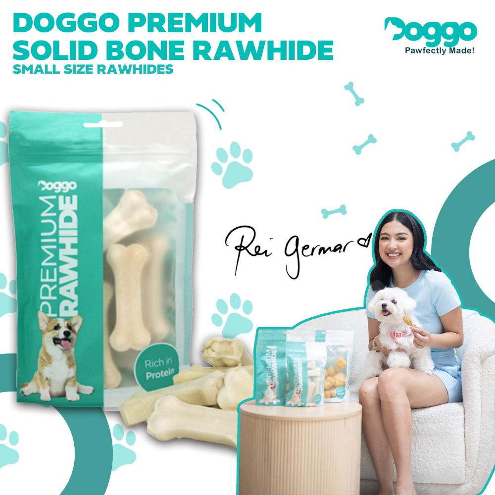 Doggo Premium Rawhide Solid Bone (Available in 2 sizes) | Shopee ...