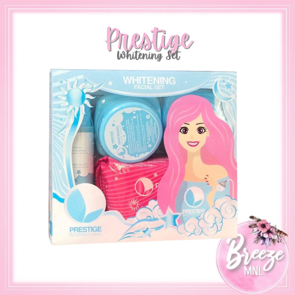 Prestige WHITENING Facial Set - BLUE | Shopee Philippines