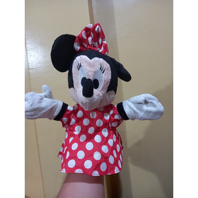 Character Hand puppets preloved minnie moomin bart pluto bob the ...