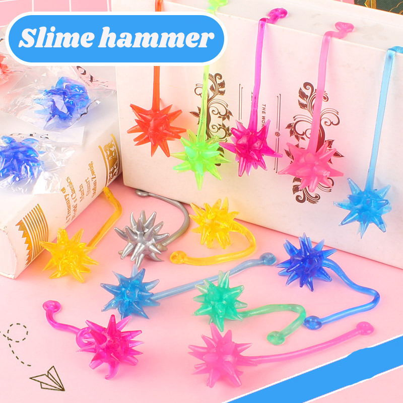 20Pcs Hand Sticky Toys Fun Stretchy Glitter Sticky Hands For Kid Gift ...