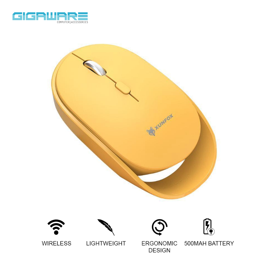 Gigaware Xunfox XYH60 Wireless Gaming Mouse 2.4GHz 1600DPI Charge Mute ...