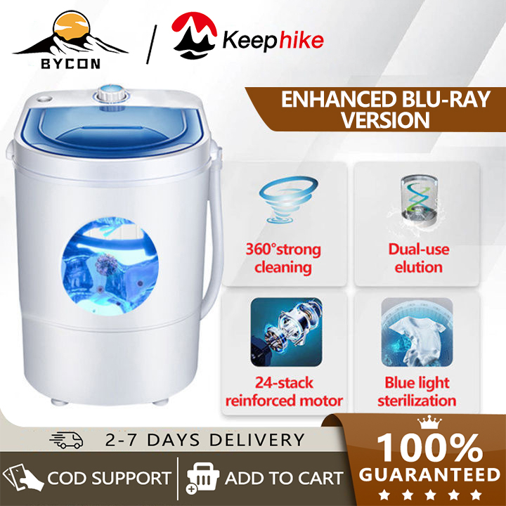 5KG Full-automatic Washing Machine, Mini Drying Dehydration Washing ...