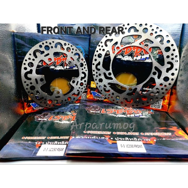 LIGHTENED DISC SET FRONT AND REAR FOR SNIPER/LC150 (HUN RACING MONKEY ...