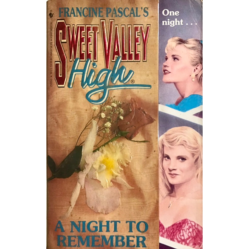 Francine Pascal Sweet Valley high a night to remember vintage teen ...