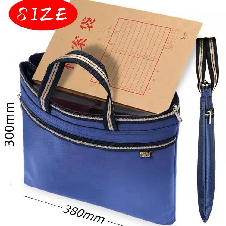 Portfolio Tote Bag File Bag Waterproof Large-Capacity Book Storage ...