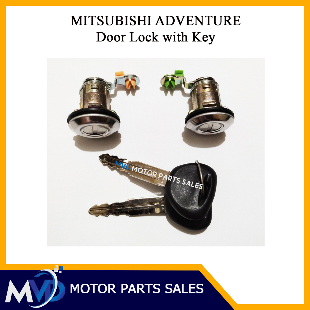 Mitsubishi Adventure Door Lock with Key Door Cylinder (Set) | Shopee ...