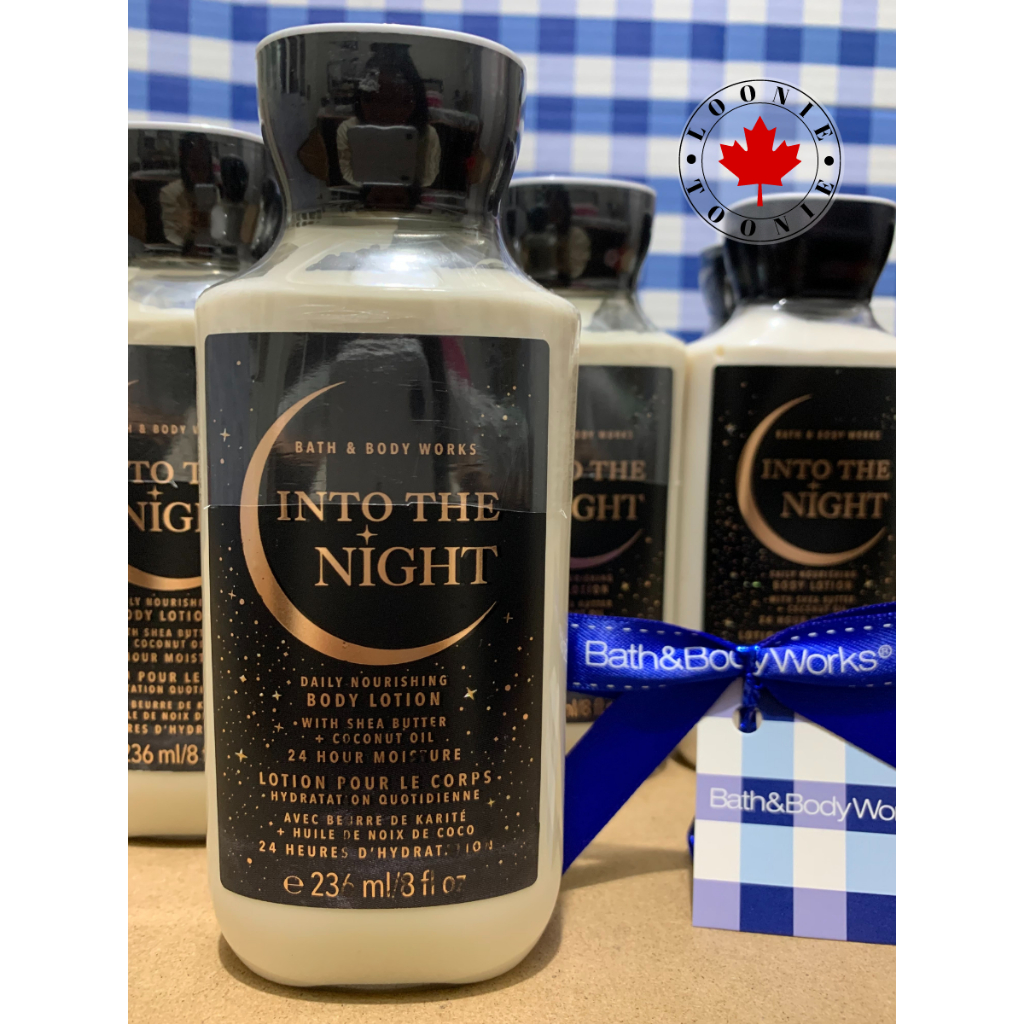 INTO THE NIGHT Bath & Body Works - 236ml Daily Nourishing Body Lotion ...