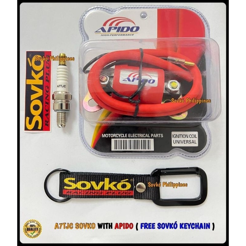 Sovkó Sparkplug with apido ignition coil Bundle | Shopee Philippines
