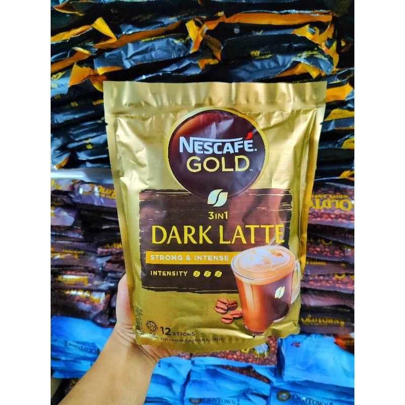 Nescafe Gold Dark Latte(strong and intense) | Shopee Philippines