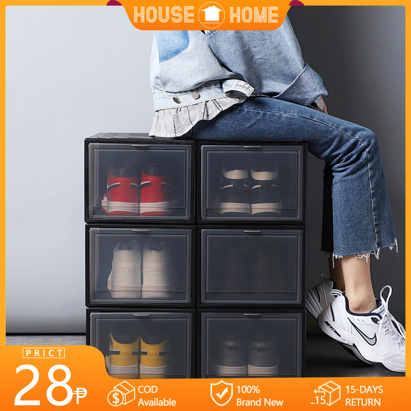 AJ Size Basketball Shoe Organizer Box Storag Hard Plastic Foldable ...