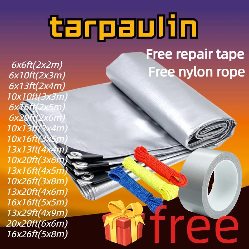 Waterproof Lona Trapal Makapal Tarp Durable 6x16ft Tarpaulin Tent Tarp ...