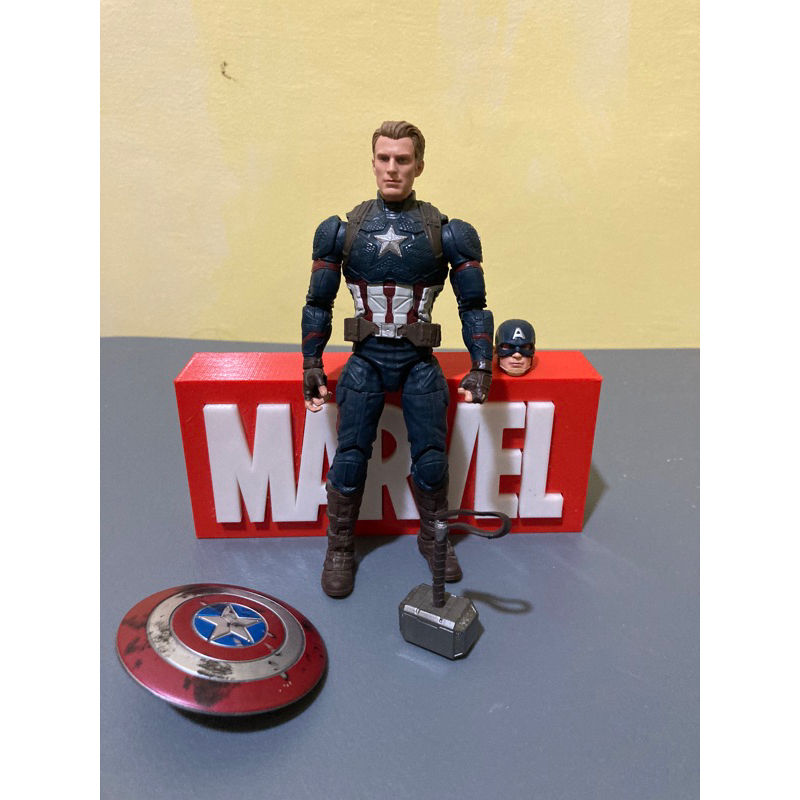 Marvel Legends Worthy Cap End Game; Captain America from 2pack | Shopee ...