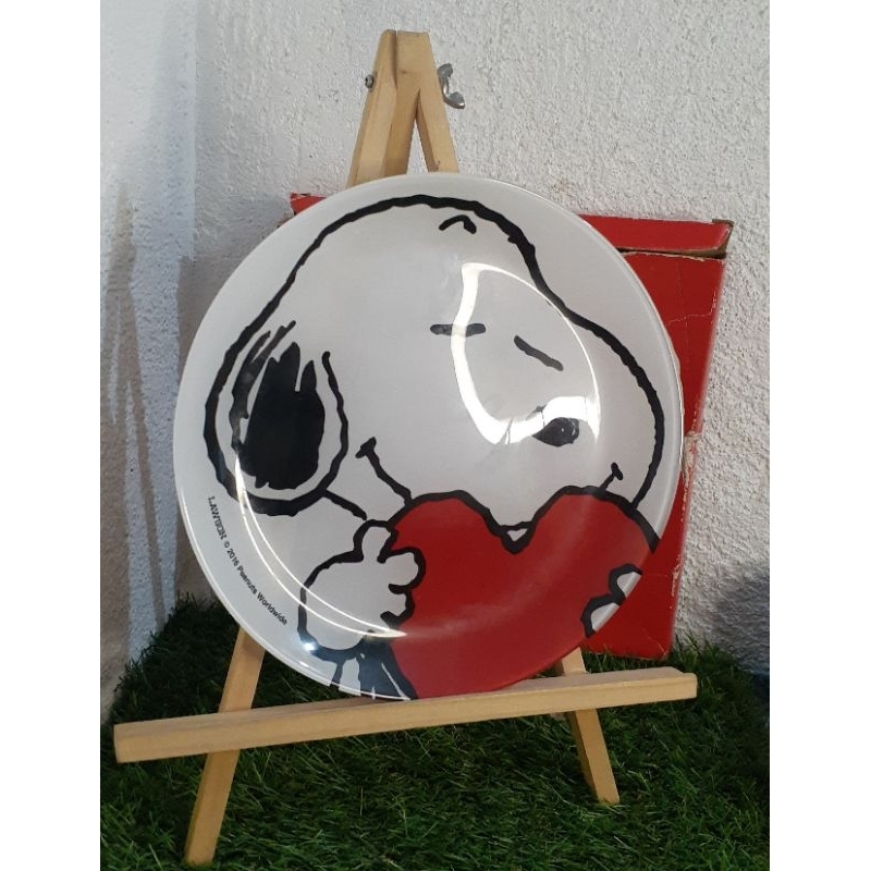 Peanuts Snoopy LAWSON 2016 Glass Plate Cute Kawaii Japan Ltd. 8 ...