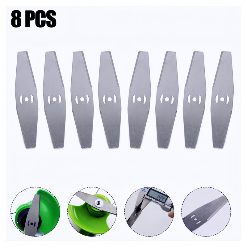 8Pcs Grass Trimmer Blade Metal Blade 6 inch Blades Saw Replacement Saw ...