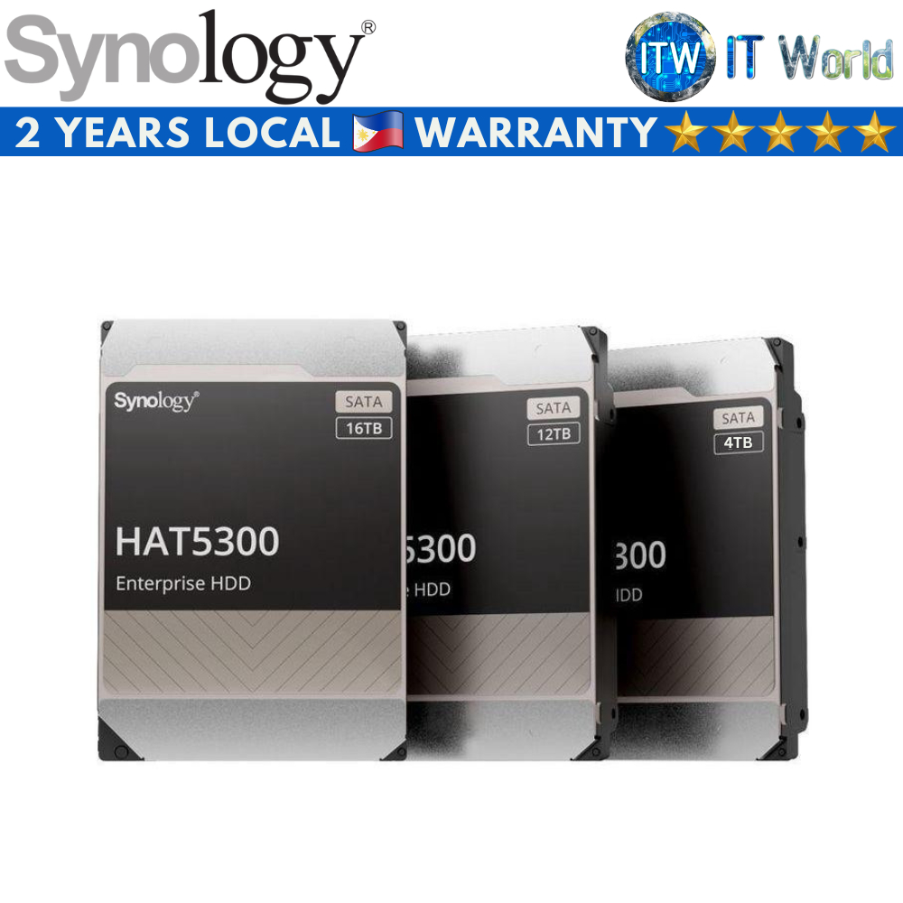 Itw | Synology HAT5300 Enterprise Series 3.5" SATA 6GB/s 7200RPM ...