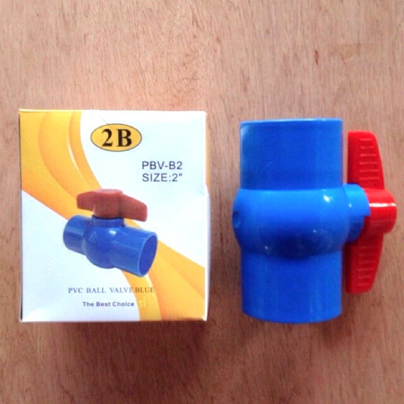PVC Blue Ball Valve Plain 2 INCHES | Shopee Philippines