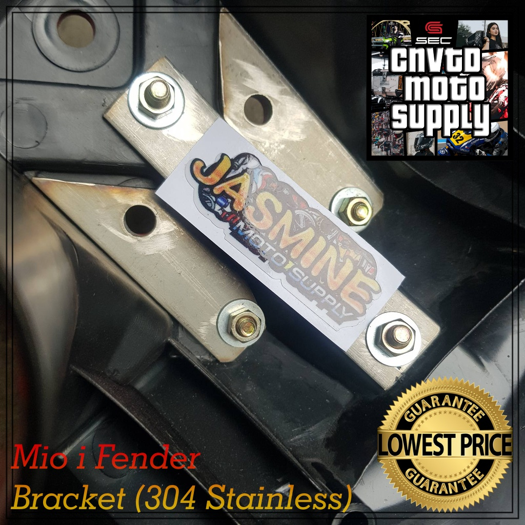 125 Mio i fender bracket (304 stainless) | Shopee Philippines