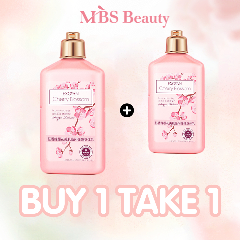 [BUY 1 TAKE 1] Japan Sakura Whitening Body Lotion Cherry Blossom Moisturizing Anti-Aging Skin ...