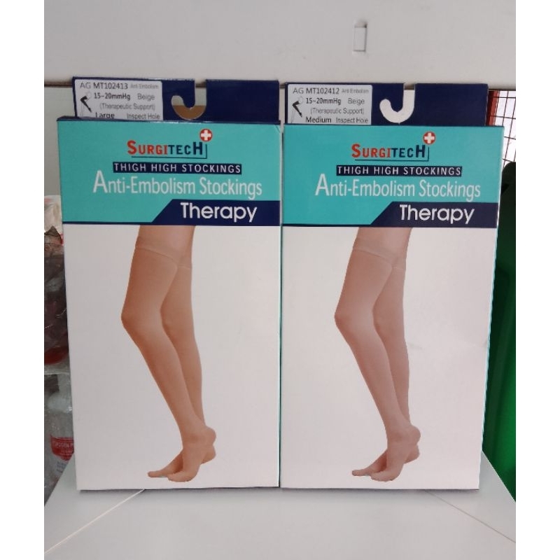 Anti-Embolism Stockings/Compression Stockings Surgitech (Thigh High ...