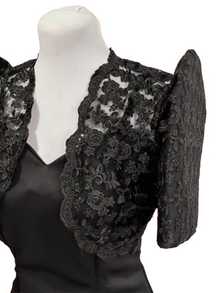 Modern Filipiniana Bolero Crop top premium spanish lace with inner ...