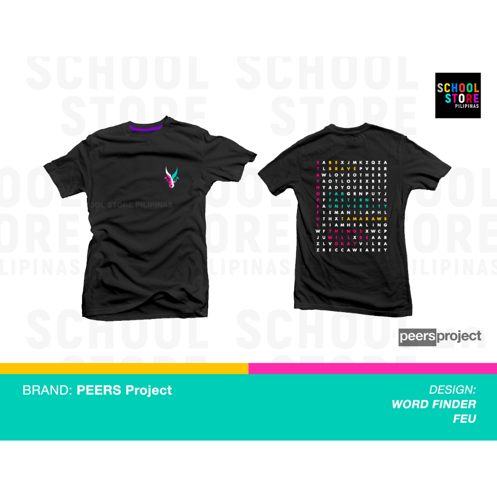 FEU WORD FINDER - FEU Tamaraws Shirt for Men Women Unisex - PEERS ...