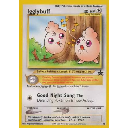 Igglybuff - 36 - Promo Pokemon Wizards Black Star Promos WOTC TCG ...
