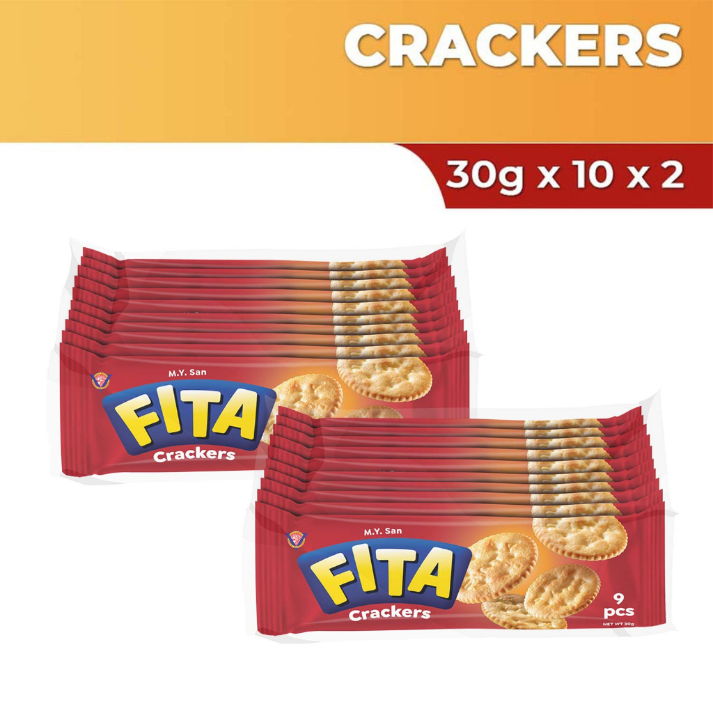 Fita Crackers Ready to Eat Snack 30g x 10 X 2 | Shopee Philippines