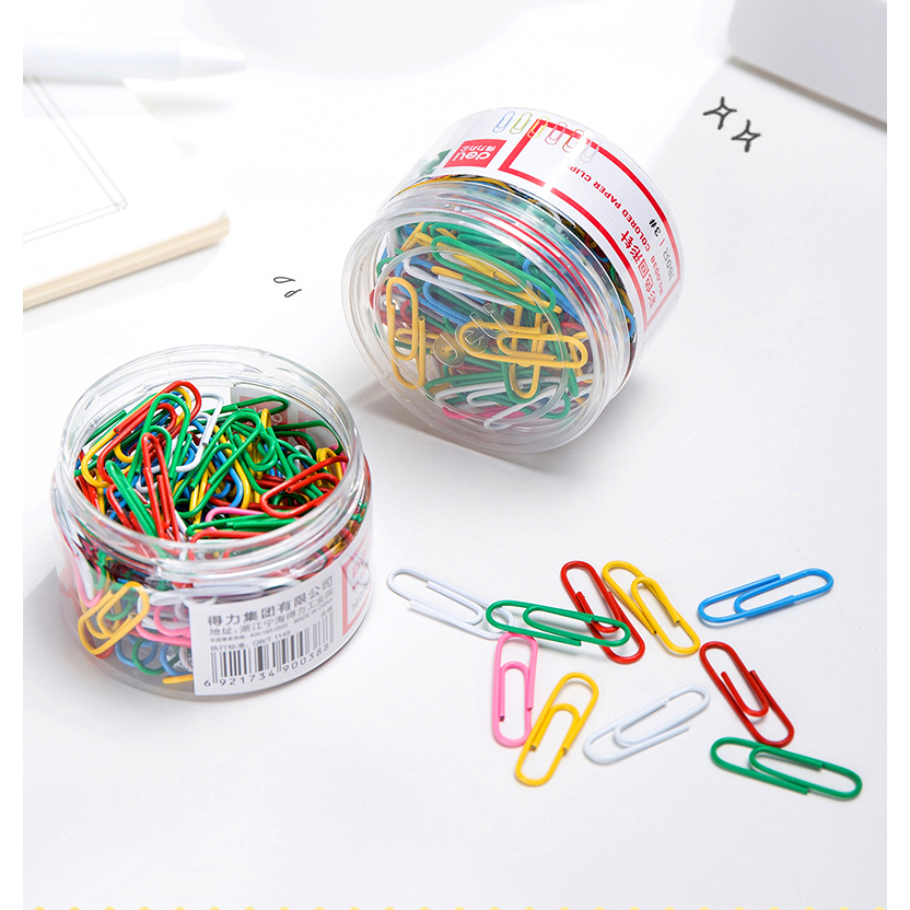 160pcs colorful paper clip creative multifunctional color binding pin ...
