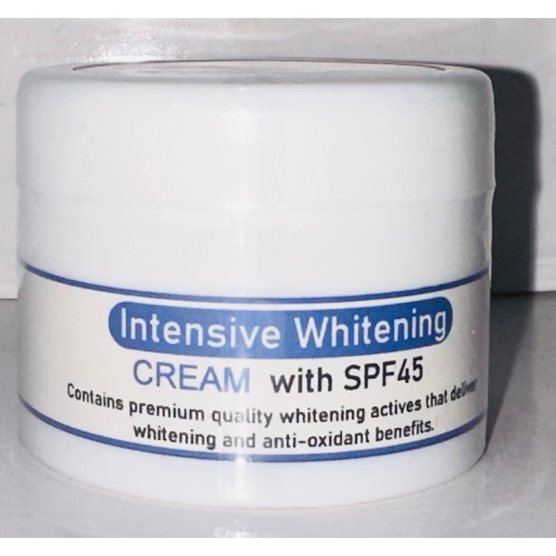 INTENSIVE WHITENING CREAM SPF45 25GRAMS | Shopee Philippines