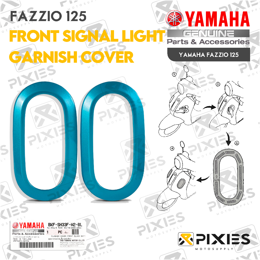 BKFSH33FM2 YAMAHA ACCESSORIES YAMAHA FAZZIO 125 FRONT SIGNAL GARNISH ...