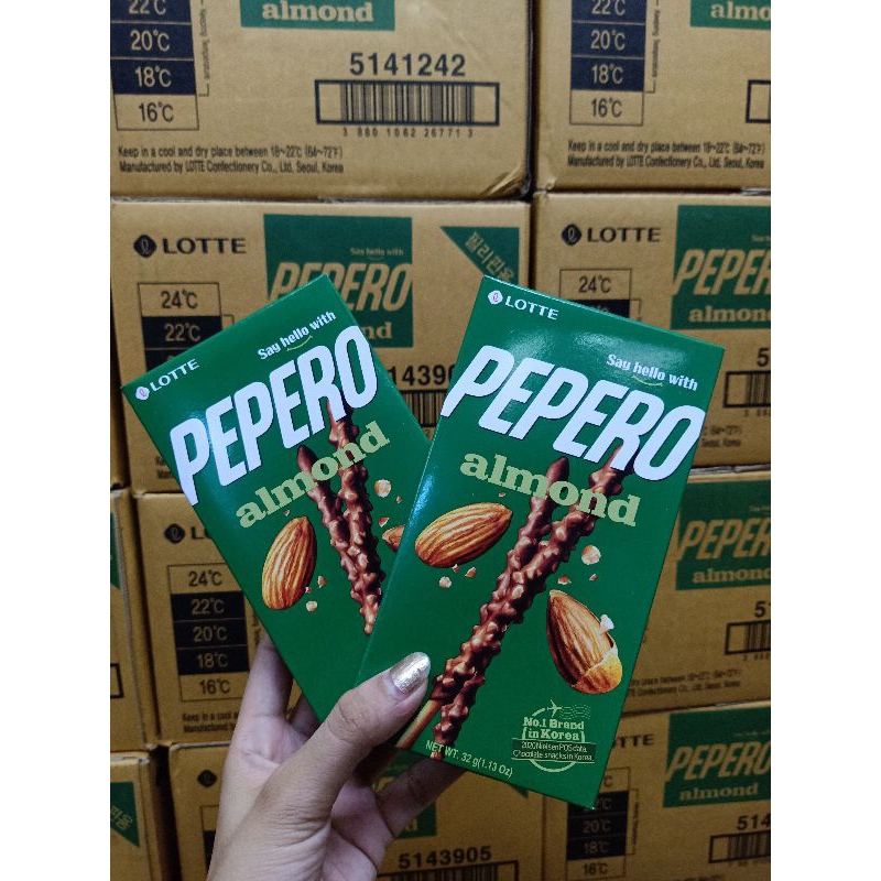 Lotte Pepero Almond 50g | Shopee Philippines