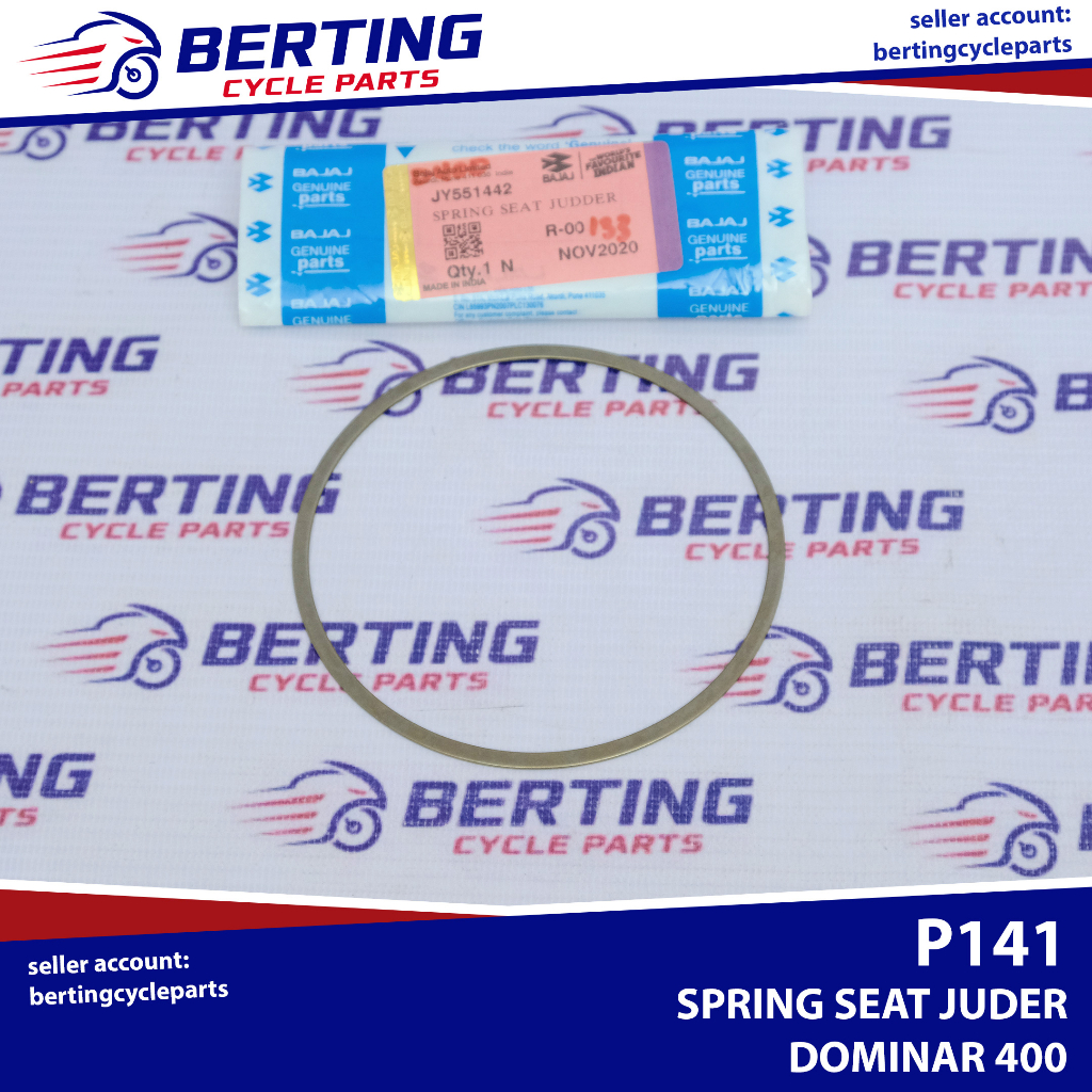 SPRING SEAT JUDDER Dominar 400 Genuine JY551442 | Shopee Philippines