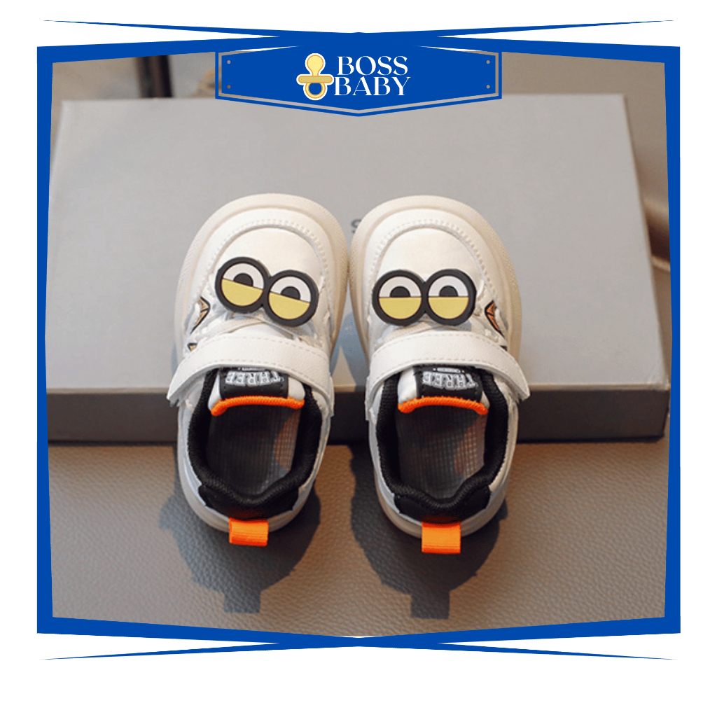 【BOSS.Baby】new arrival fashion cute eyes cartoon design leather shoes ...