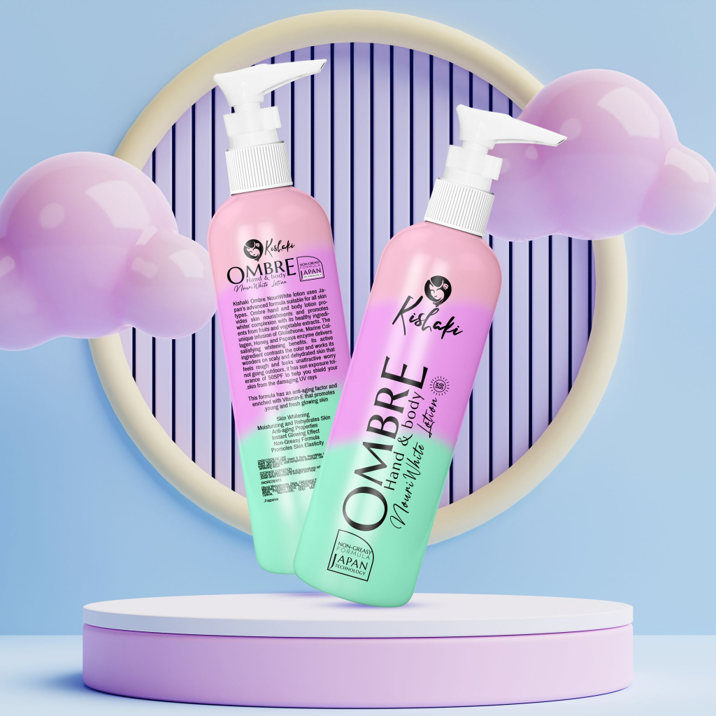 Ombre Hand Body NouriWhite Lotion SPF50 Anti Aging VitaminE Glutathione ...