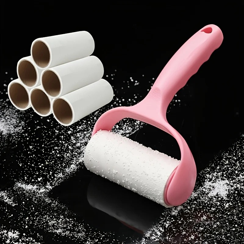 Clothing Sticky Roller Sticky Dust Paper Tearable Adhesive Brush ...