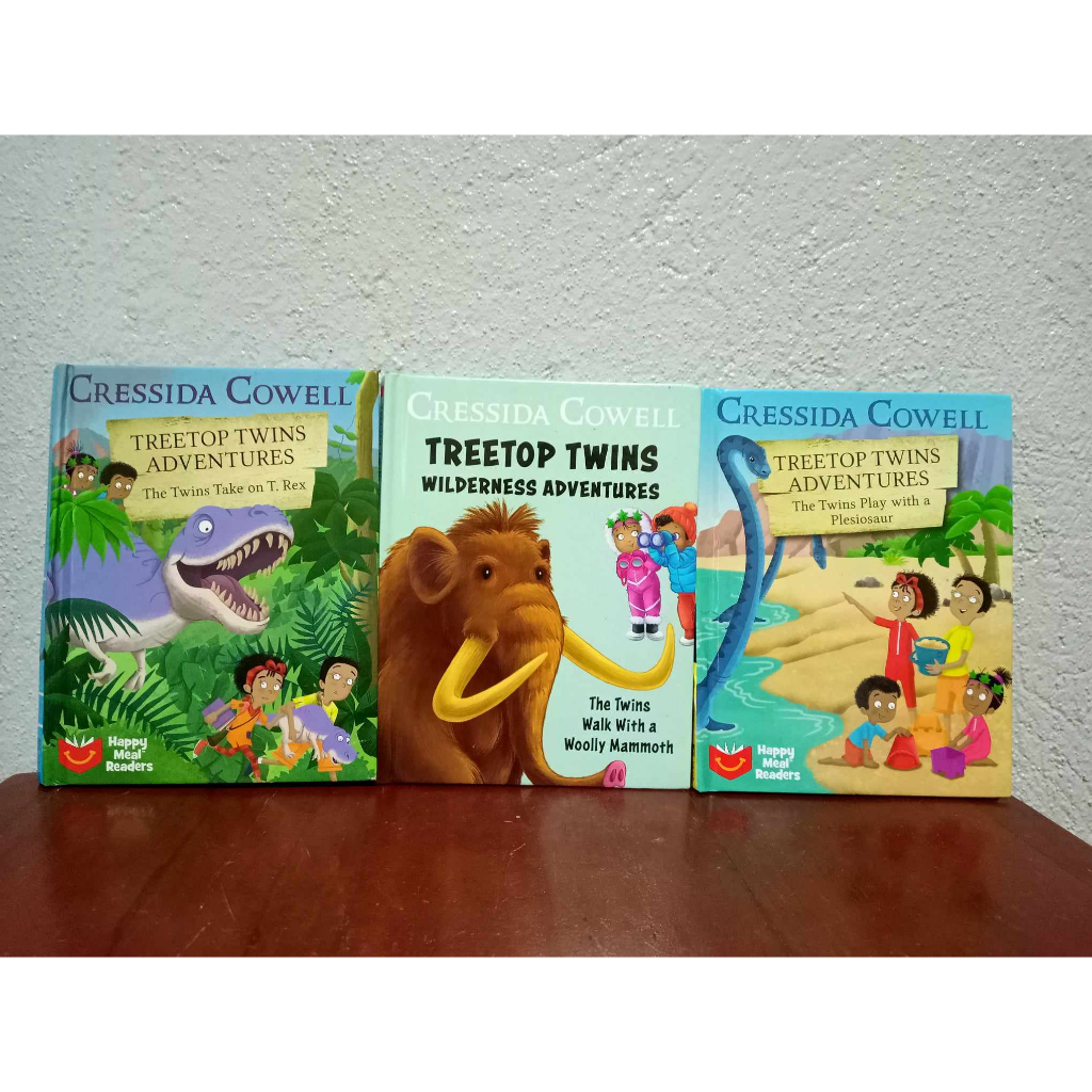 Treetop Twins Adventure Books by Cressida Cowell Set of 3 | Shopee ...