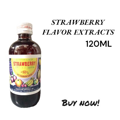 NECO STRAWBERRY FLAVOR EXTRACT 120ml | Shopee Philippines