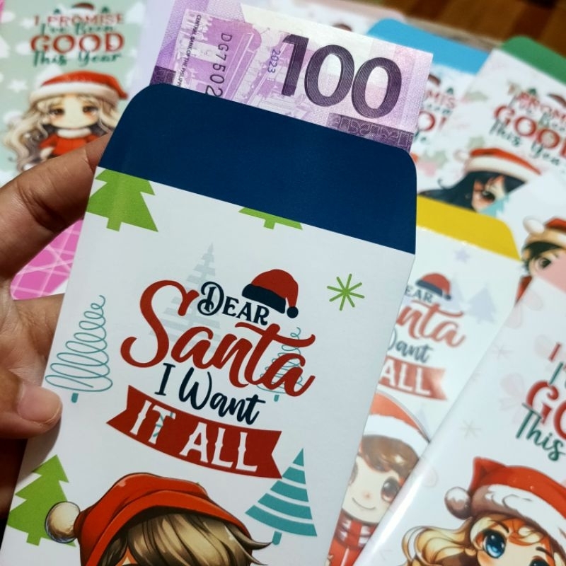 Money Envelope Angpao Ampao for Christmas, Wedding, Birthday, Giveaways ...