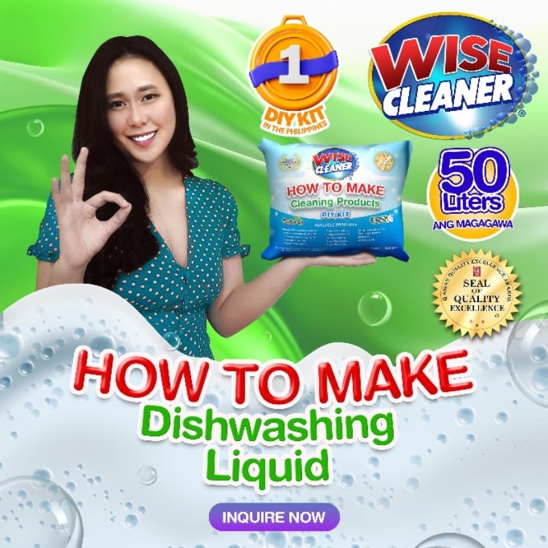 50 LITERS YIELD DISHWASHING LIQUID KIT - IRON PACKAGE WISE CLEANER ...
