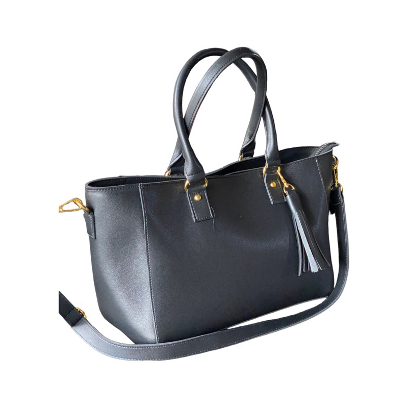 Marikina Bags Martha Handbag Crossbody bag with tasell in PU leather | Shopee Philippines