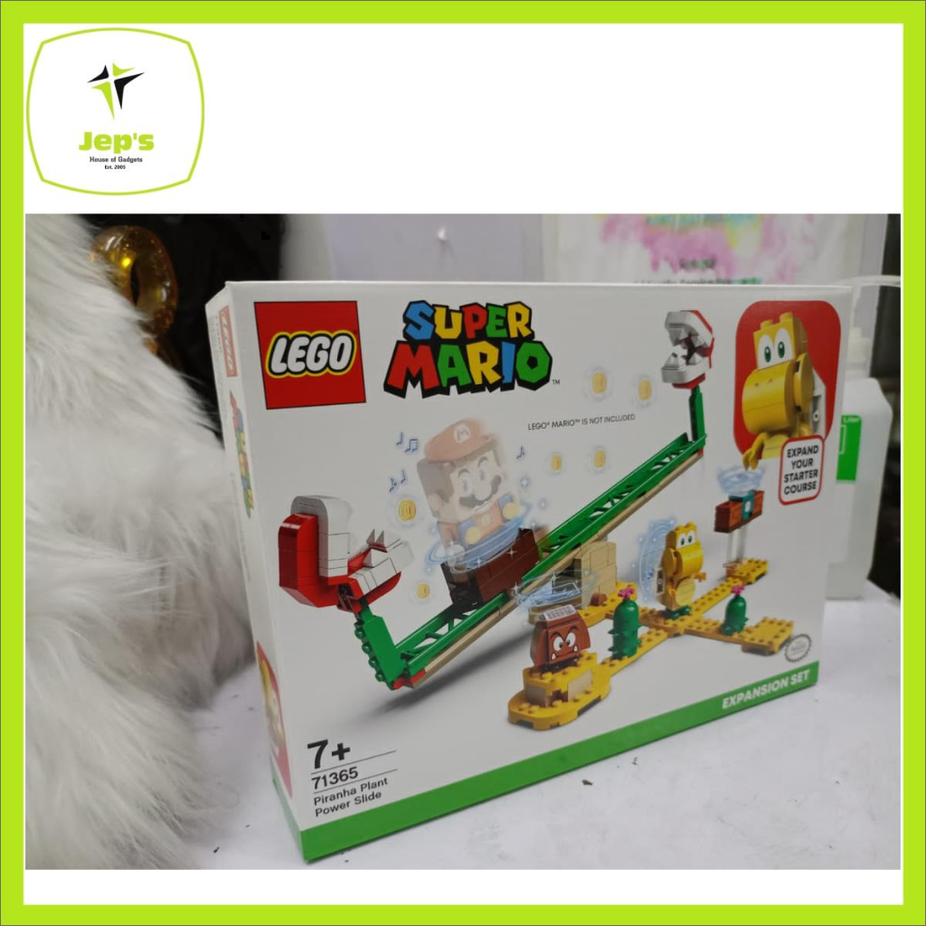 Lego Super Mario 71365 Piranha Plant Power Slide Expansion Set (2020 ...