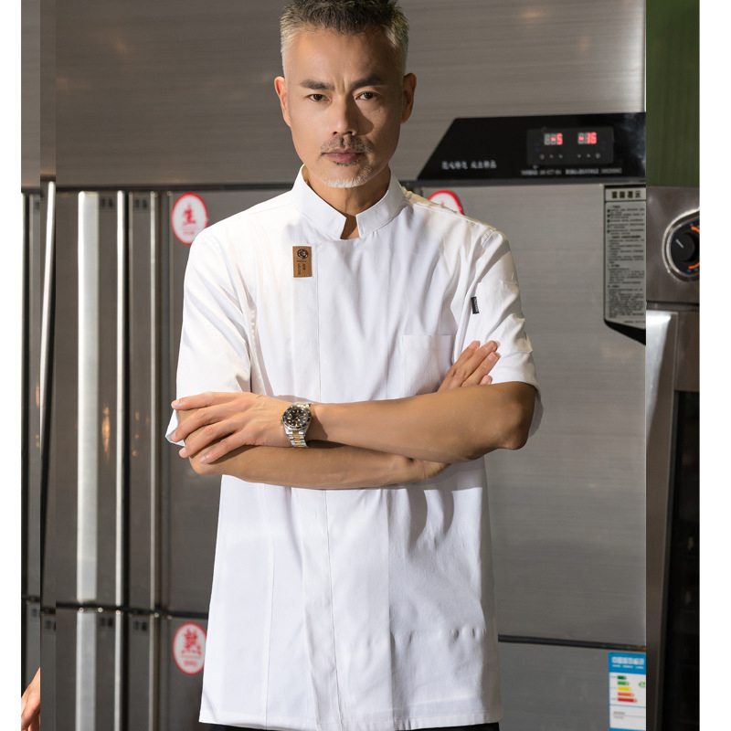 Chef Uniform for Men Chef Uniform black Chef Costume Overalls Canteen ...
