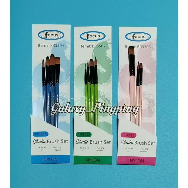 Focus Nylon Artist Brush Set | Shopee Philippines