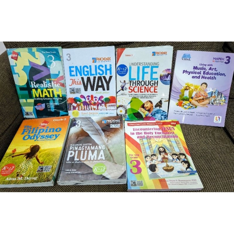 Grade 3 books Set D (Used) | Shopee Philippines