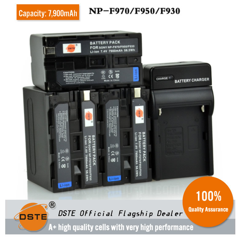 DSTE NP-F970 NPF970 F970 Replacement Battery or Charger for Sony HVR ...
