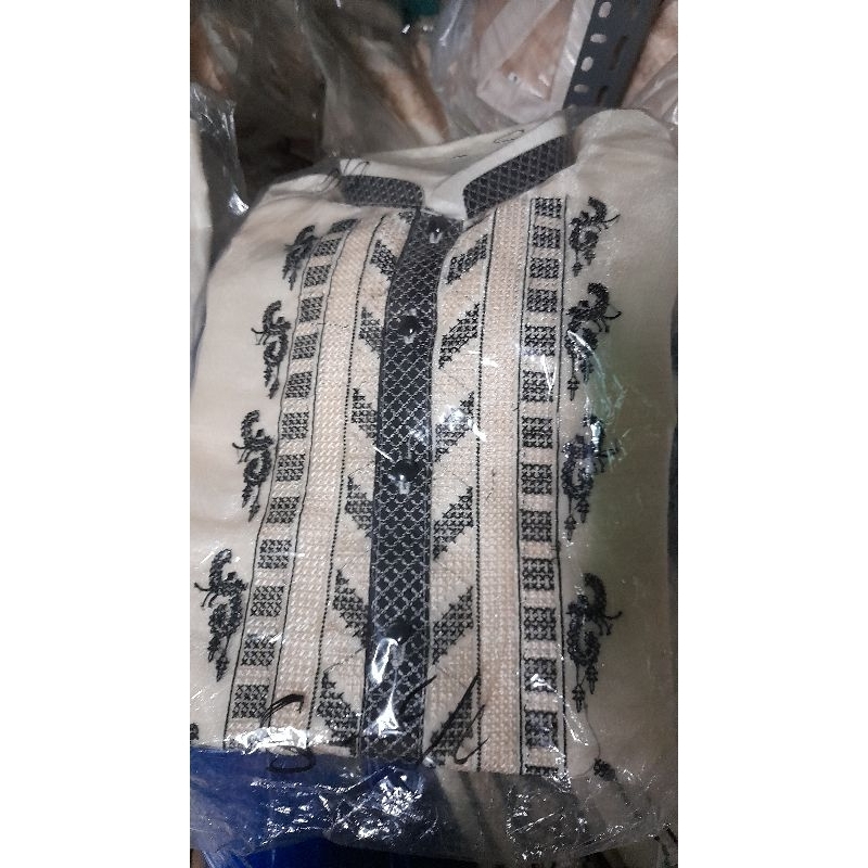 BARONG TAGALOG LINNING WITH DOUBLE COLLAR | Shopee Philippines