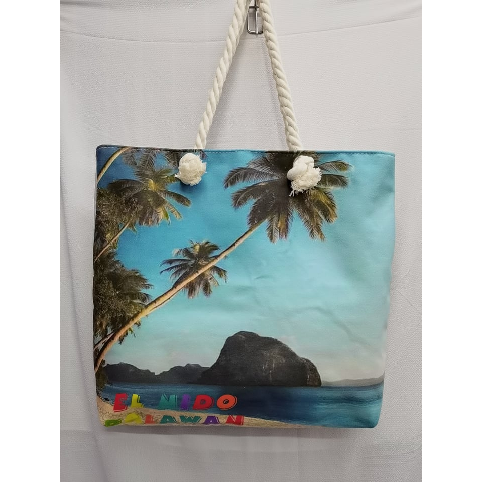 Palawan Souvenir Tote Bags EL nido palawan view | Shopee Philippines