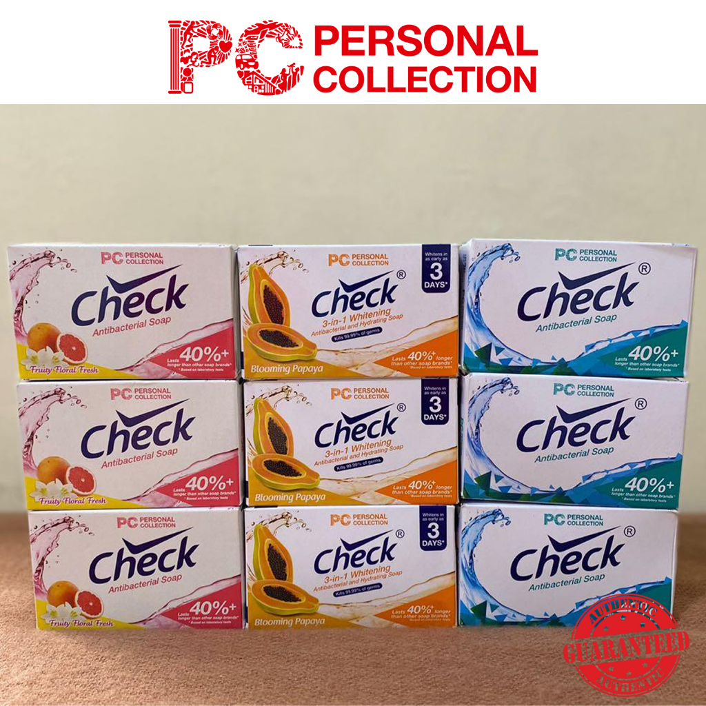 PERSONAL COLLECTION CHECK SOAP ORIGINAL | Shopee Philippines
